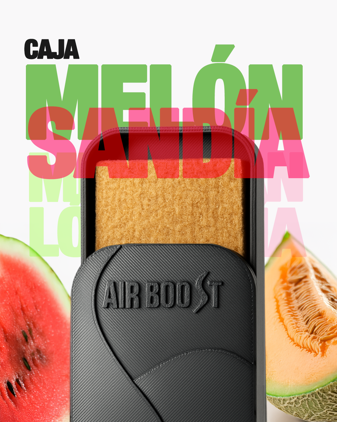 Aromatizante para auto Airboost Melón-Sandía | Larga duración
